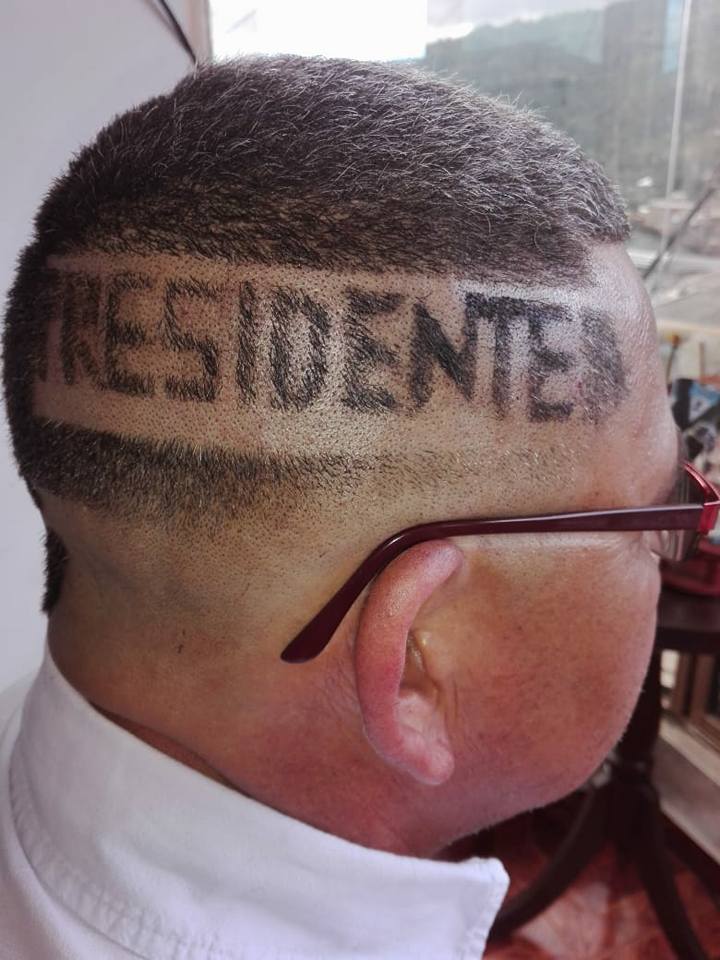 Video: Los fanáticos de Duque con peluqueado Popeye style