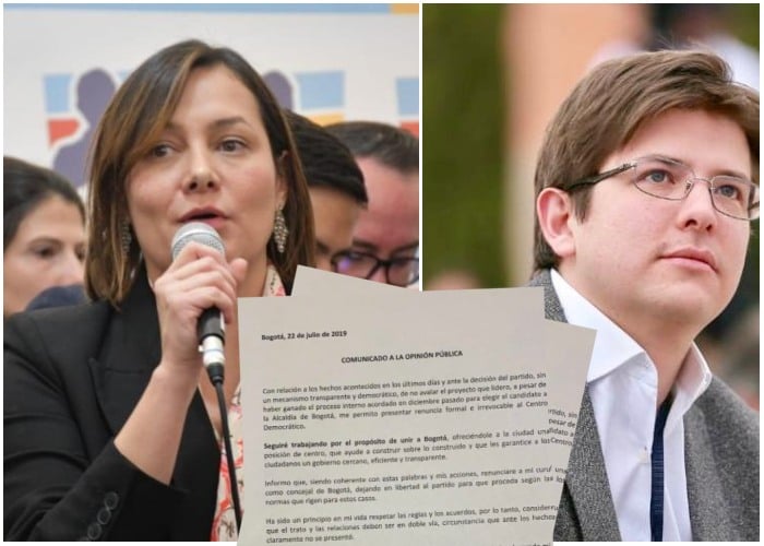 Portazo de Ángela Garzón al Centro Democrático