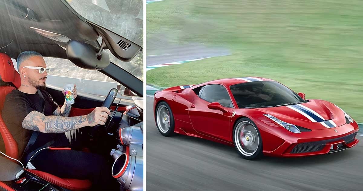 Los 6 Ferrari de J Balvin: la fortuna más consentida del cantante paisa