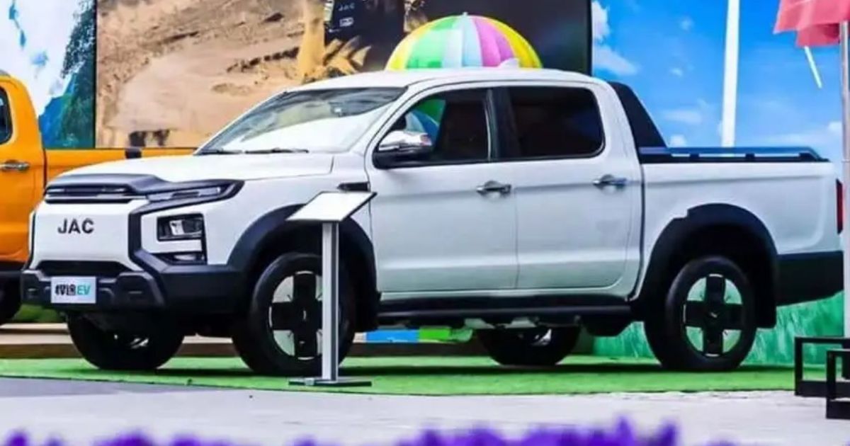 La nueva camioneta eléctrica de JAC está preparando para competir con ...