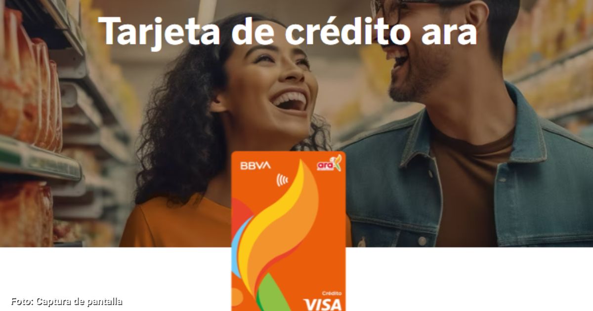 Así es la tarjeta de crédito del Ara para comprar en la tienda; no ...