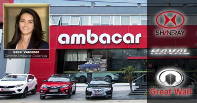 Cómo llegó a Colombia Ambacar, la empresa que más trae carros chinos